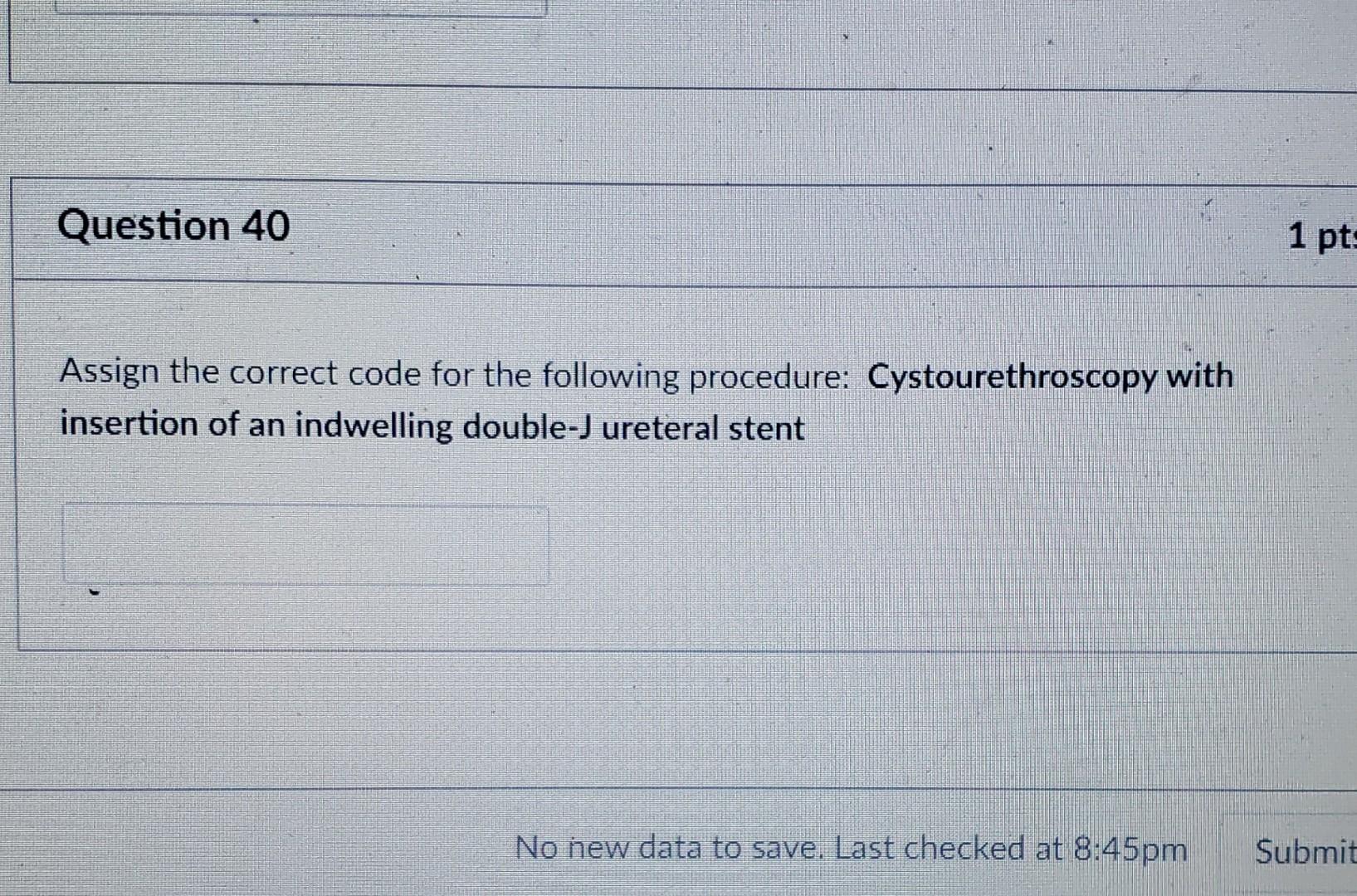 Solved Assign the correct code for the following procedure: | Chegg.com