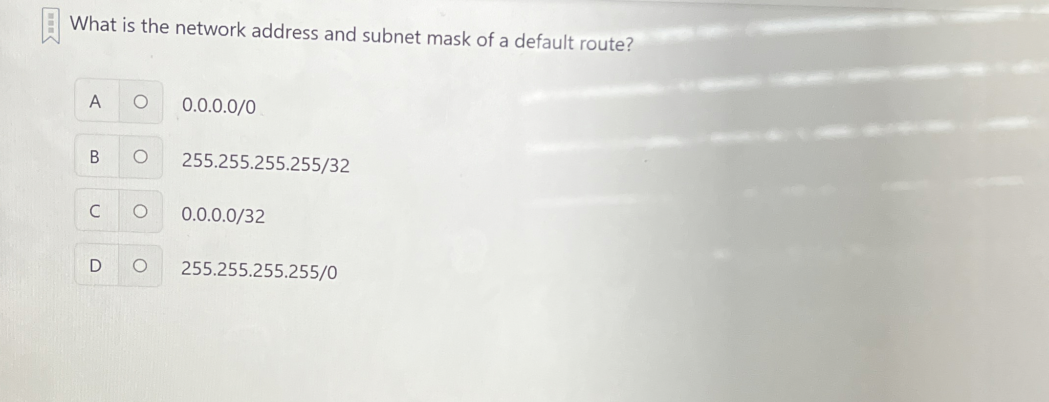 Solved What is the network address and subnet mask of a | Chegg.com