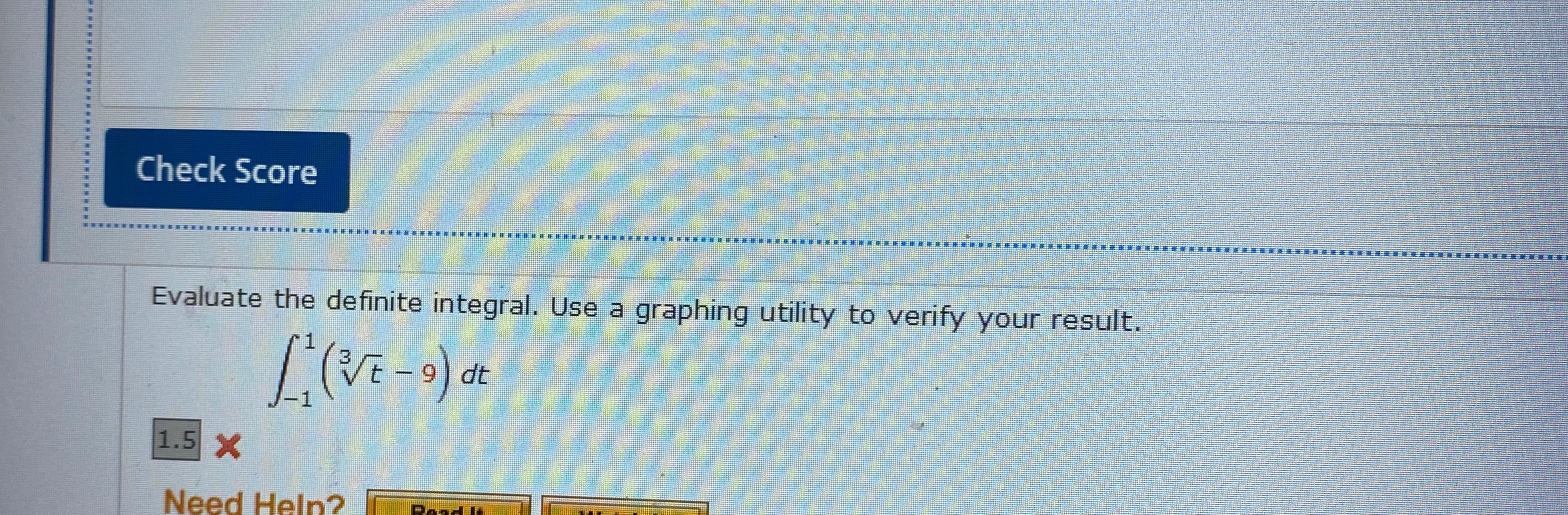 Solved Evaluate the definite integral. Use a graphing | Chegg.com