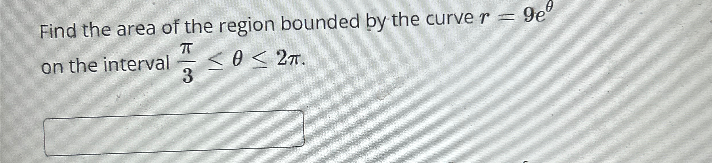 Solved Find the area of the region bounded by the curve | Chegg.com
