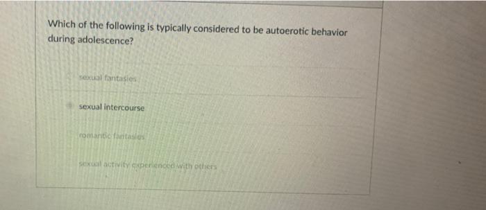 Solved Which of the following is typically considered to be | Chegg.com