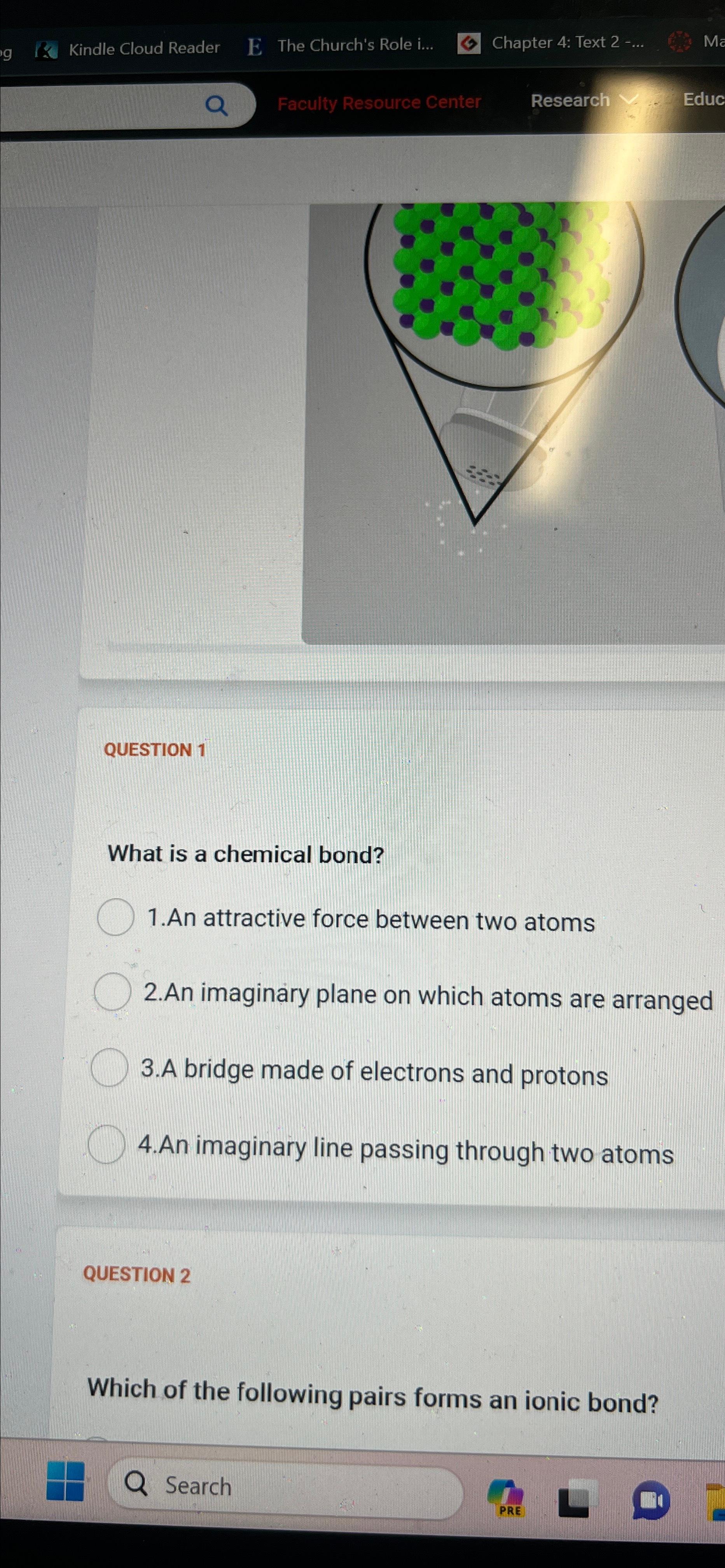 Solved QUESTION 1What is a chemical bond?1.An attractive | Chegg.com
