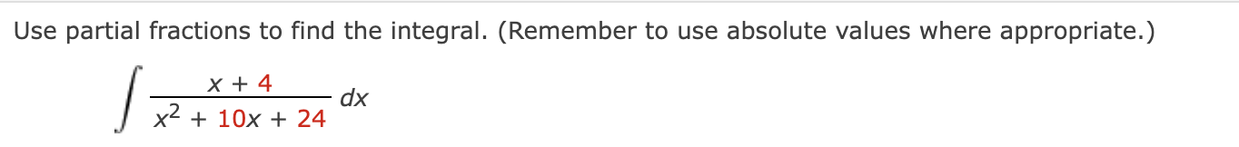 Solved Use partial fractions to find the integral. (Remember | Chegg.com