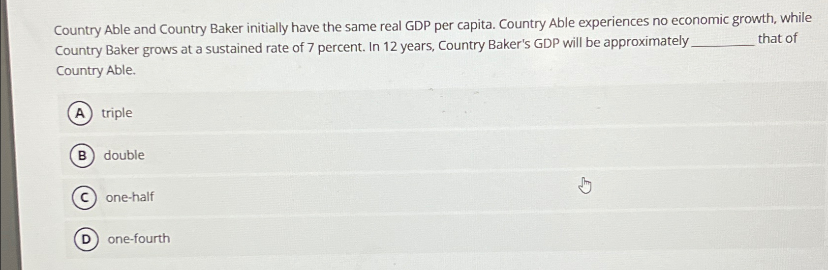 Solved Country Able and Country Baker initially have the | Chegg.com