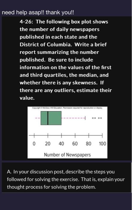 Solved need help asap!! thank you!! 4-26: The following box | Chegg.com