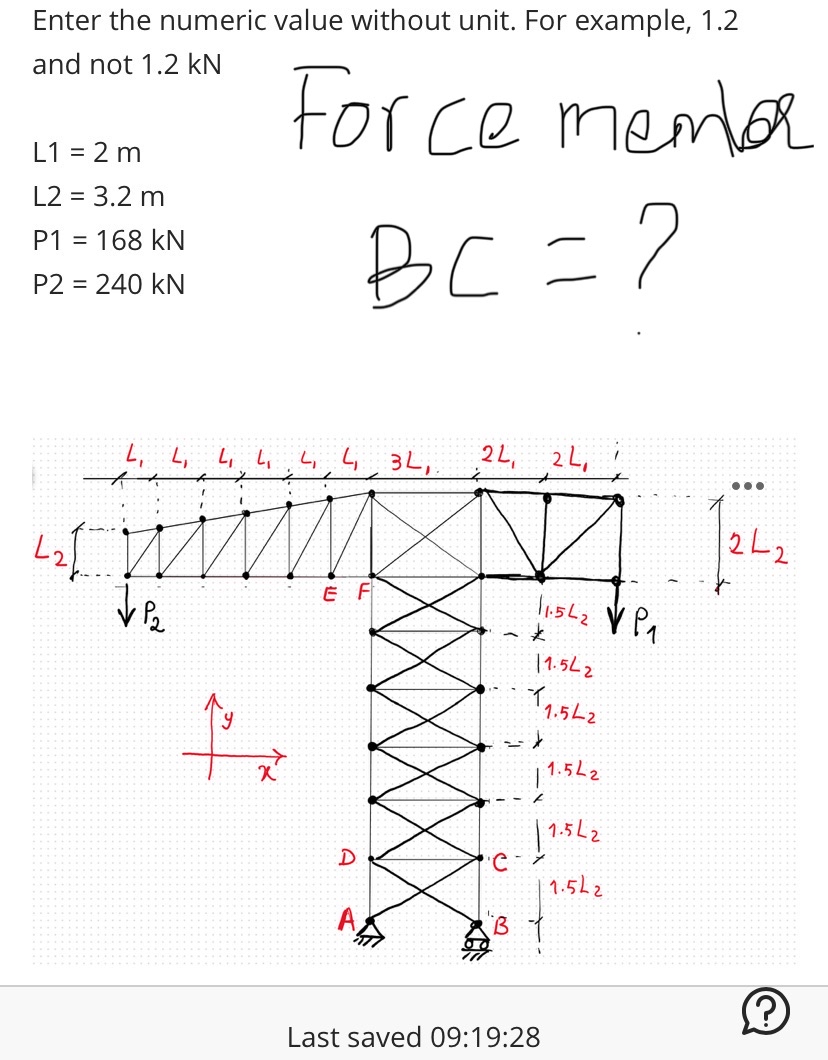 Solved Enter the numeric value without unit. For example, | Chegg.com