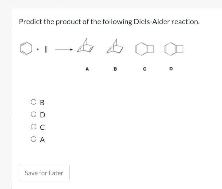 Solved Predict the product of the following Diels-Alder | Chegg.com