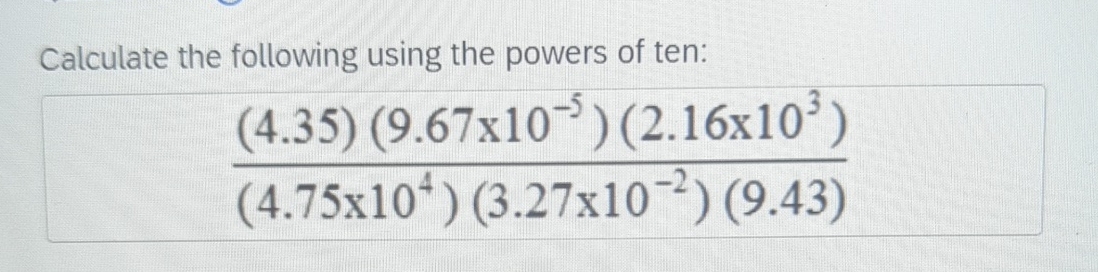 Solved Calculate the following using the powers of | Chegg.com