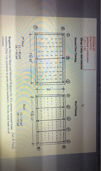 Solved lopa Page Problem W2 Use LRFD and load combination | Chegg.com