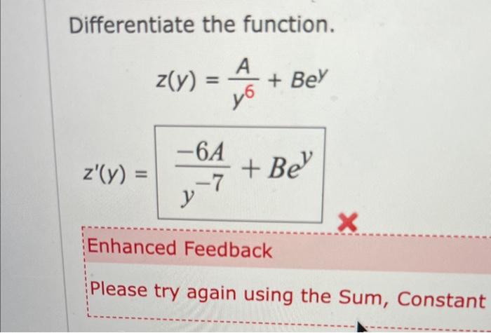 Solved Differentiate the function. | Chegg.com