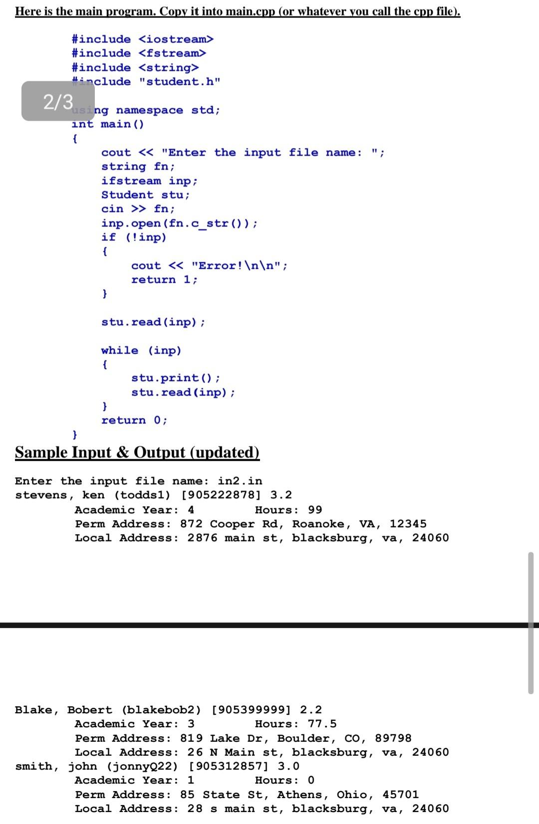Solved In this exercise, you will get practice writing and | Chegg.com