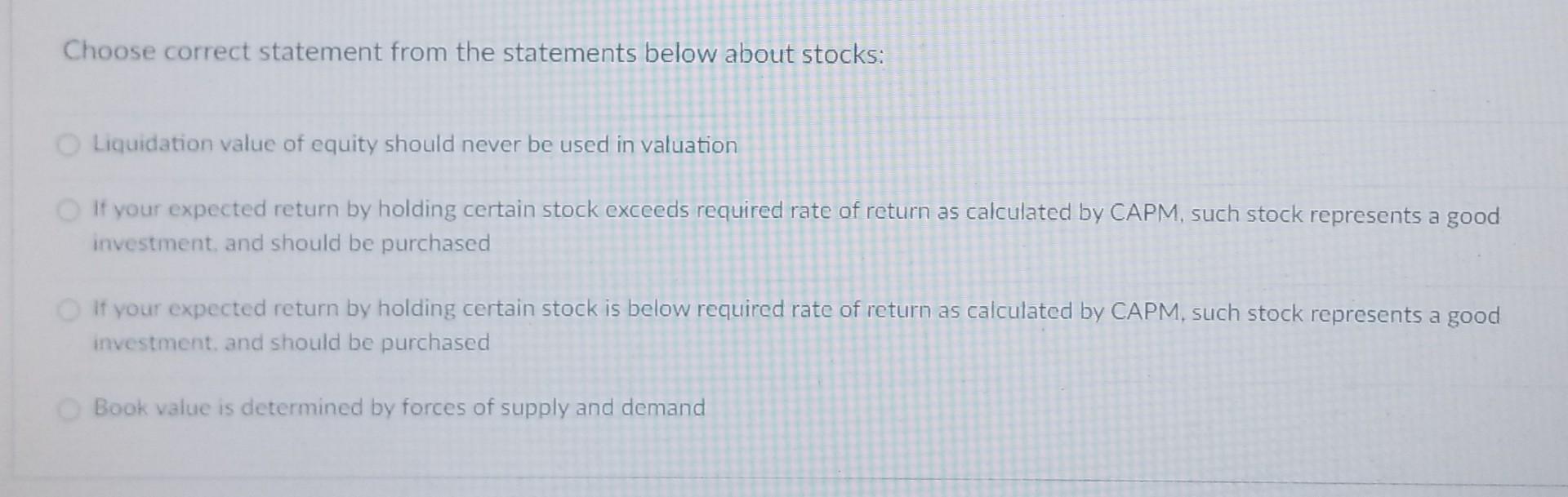Solved Choose correct statement from the statements below | Chegg.com
