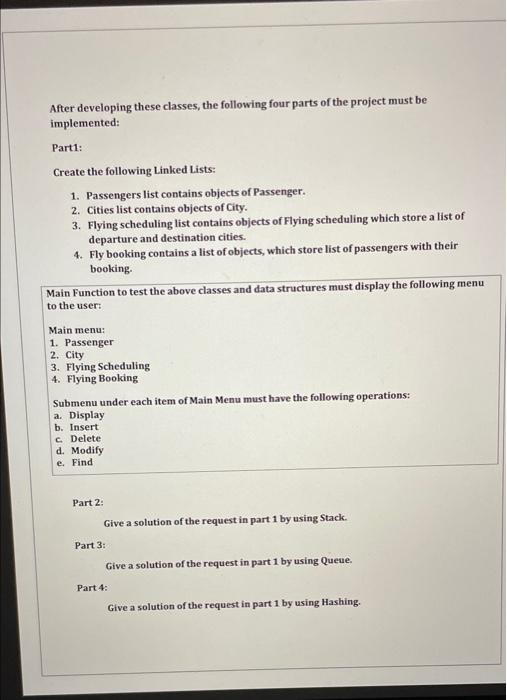 Solved TEAM PROJECT Course: CS 210, Data structures | Chegg.com