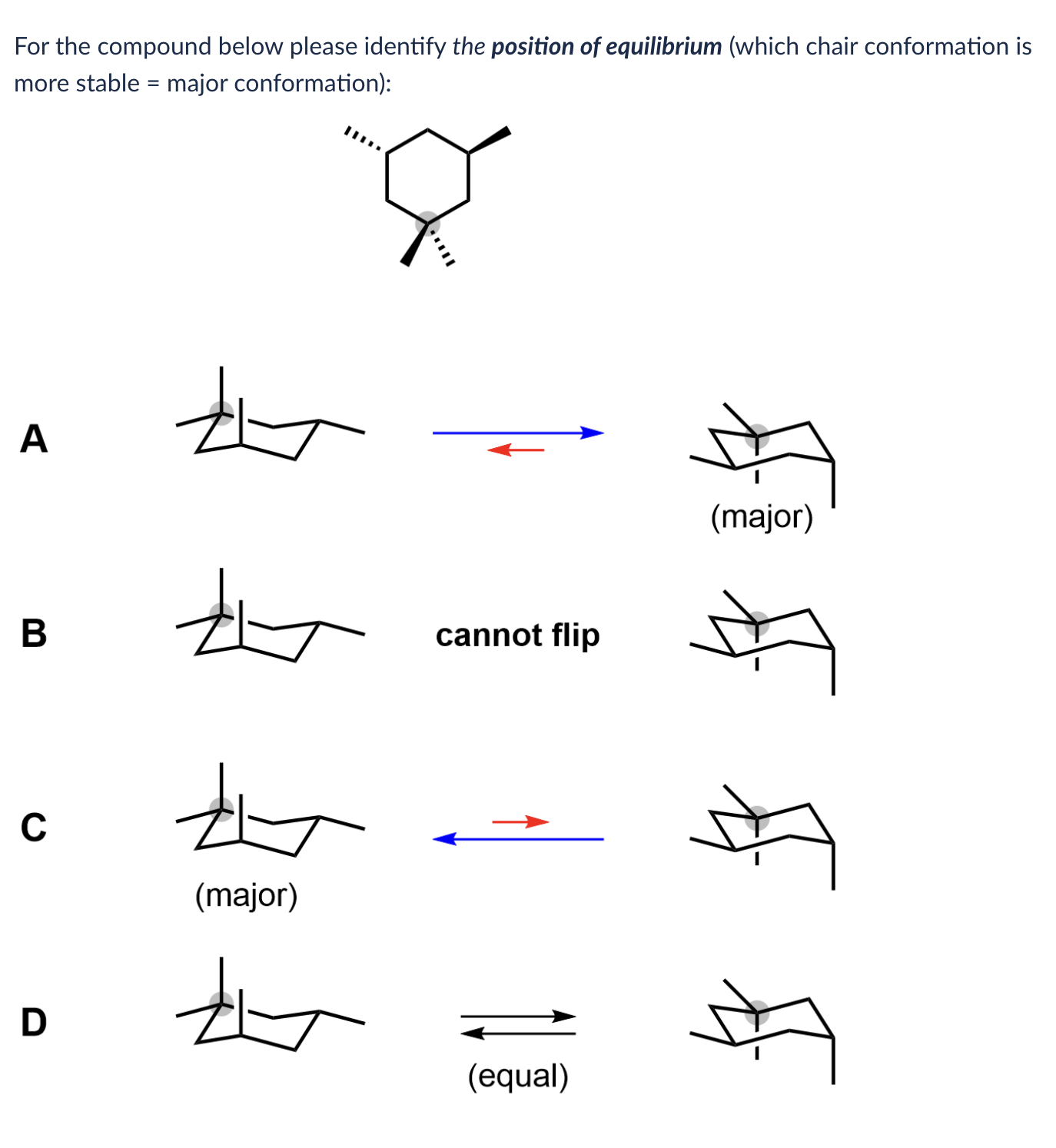 Solved For the compound below please identify the position | Chegg.com