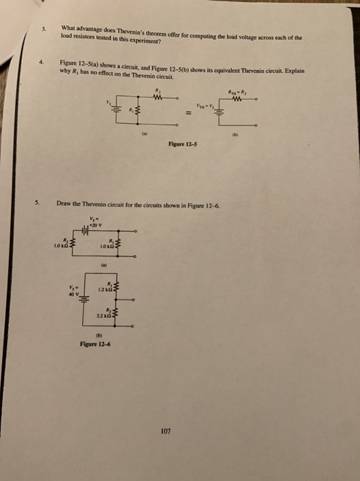 Solved 512 Thevenin's Theorem Name Date Class READING Text, | Chegg.com