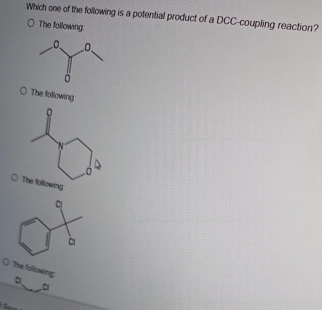 Which one of the following is a potential product of | Chegg.com