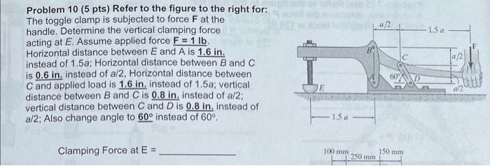 Solved Problem 10 (5 pts) Refer to the figure to the right | Chegg.com