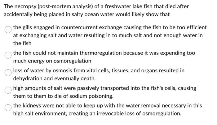 Solved An example of properly functioning physiological | Chegg.com