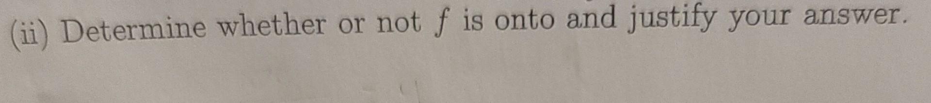 Solved Let f:R\{1}→R defined by f(x)=x−1x. (i) Determine | Chegg.com