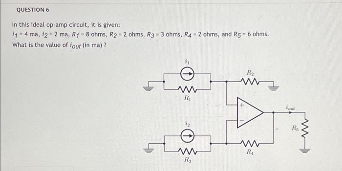 Solved In this ideal op-amp circuit, it is given: | Chegg.com
