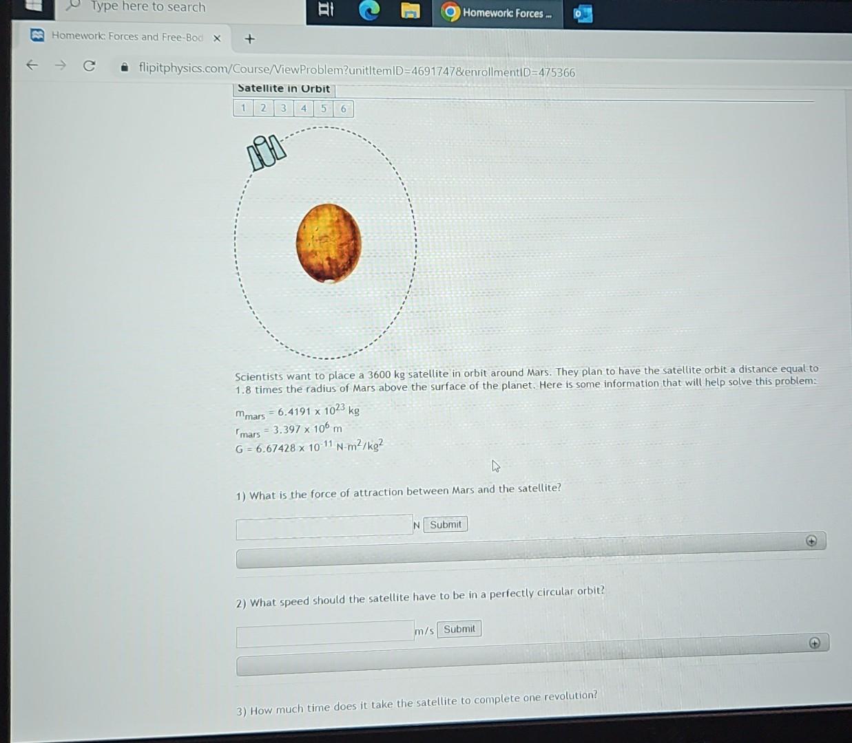 Solved Scientists want to place a 3600 kg satellite in orbit | Chegg.com