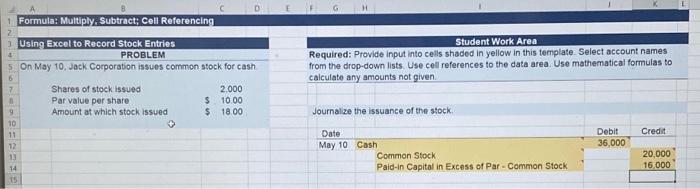 Solved Formula: Multiply. Subtract: Cell Referencing Student | Chegg.com