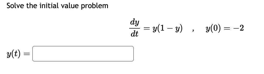 Solved Solve the initial value | Chegg.com