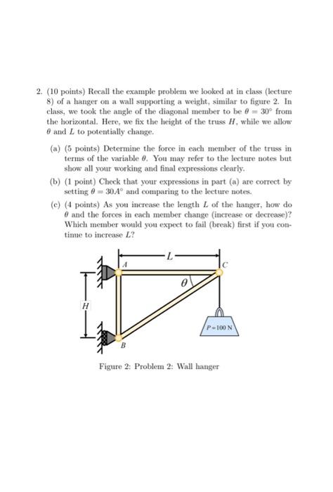 Solved 2. (10 points) Recall the example problem we looked | Chegg.com