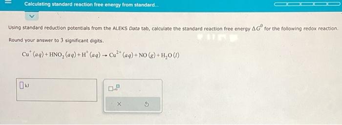 Solved Using standard reduction potentials from the ALEKS | Chegg.com