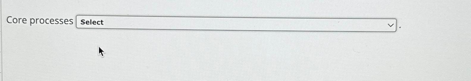 Solved Core processes | Chegg.com