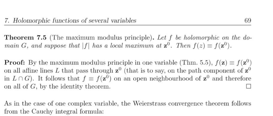 Solved 68 Chapter II. The fundamental theorems of complex | Chegg.com