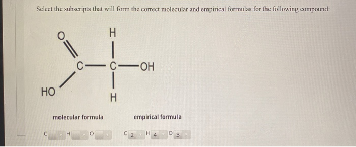 Solved Select the subscripts that will form the correct | Chegg.com