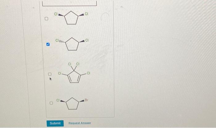 Part A Choose the chiral structures among the ones | Chegg.com