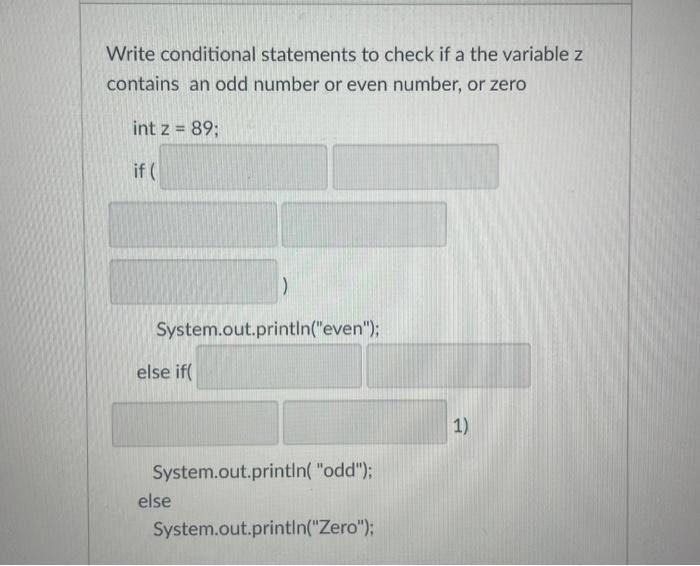 Solved Write conditional statements to check if a the | Chegg.com