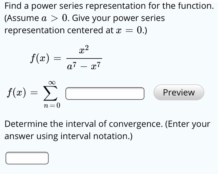 Solved Find a power series representation for the function. | Chegg.com