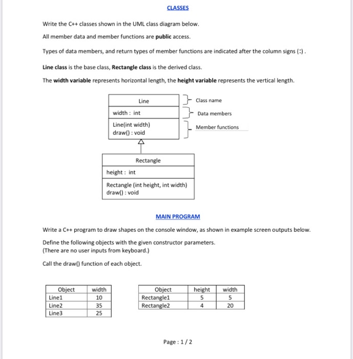 (Solved) : Classes Write C Classes Shown Uml Class Diagram Member Data ... (Solved) : Classes Write C Classes Shown Uml Class Diagram Member Data ...