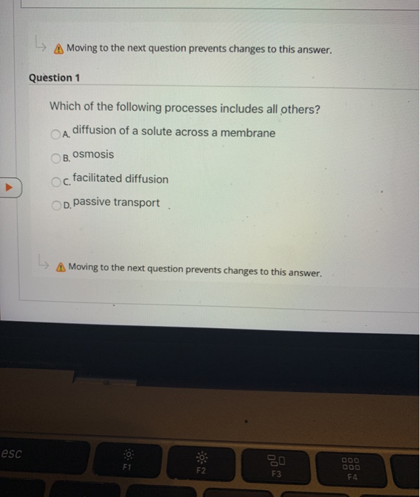 Solved → A Moving to the next question prevents changes to | Chegg.com