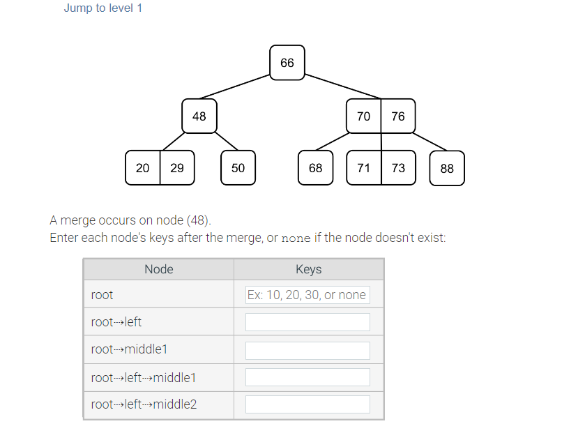 Solved Jump to level 1A merge occurs on node (48).Enter each | Chegg.com
