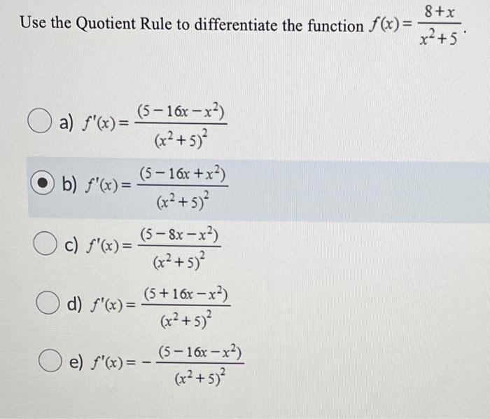 solved-use-the-quotient-rule-to-differentiate-the-function-chegg