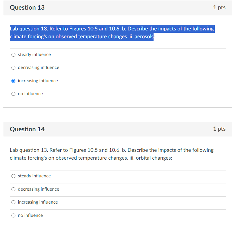 Solved Question 13Lab question 13. ﻿Refer to Figures 10.5 | Chegg.com