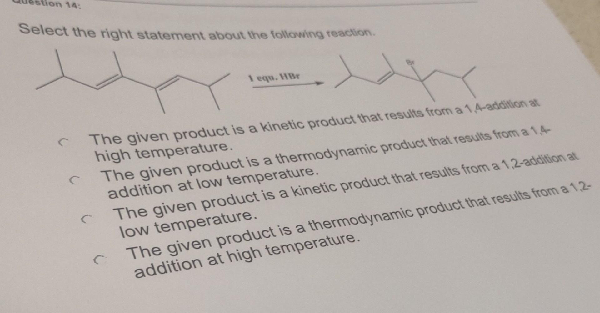Solved Select the right statement about the following | Chegg.com