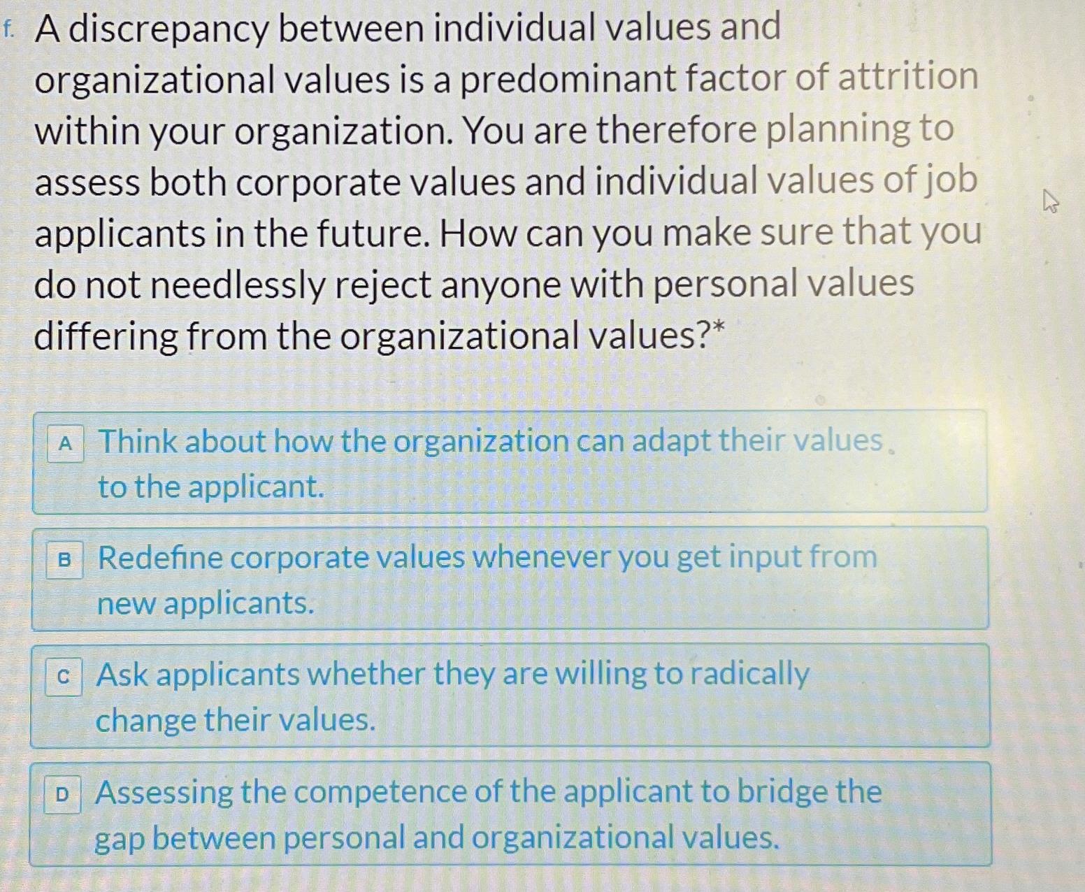 Solved A discrepancy between individual values and | Chegg.com