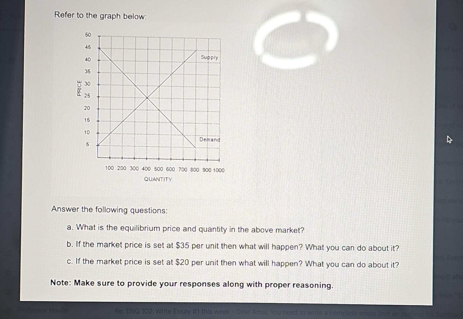 Solved Refer to the graph below: Answer the following | Chegg.com