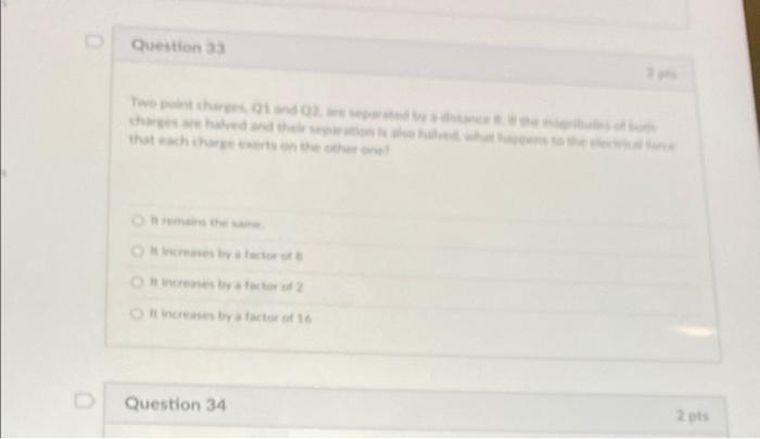 Solved Question 이 Question 34 | Chegg.com
