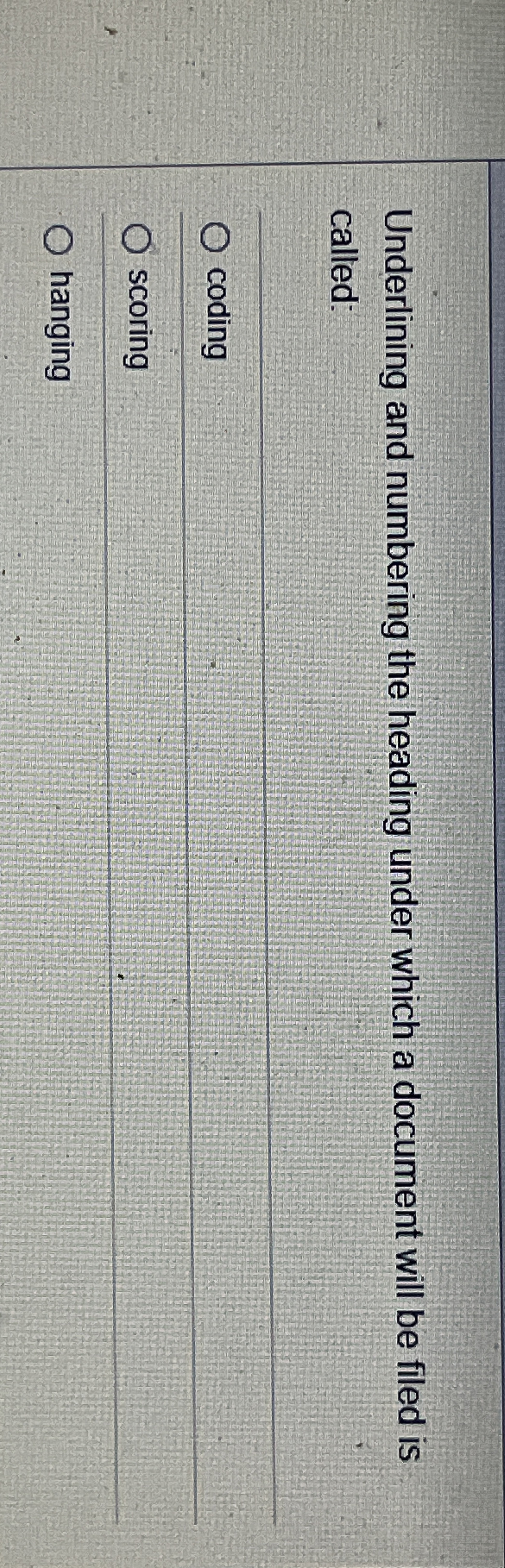Solved Underlining and numbering the heading under which a | Chegg.com