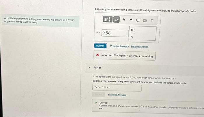 Solved Express your answer using three significant figures | Chegg.com