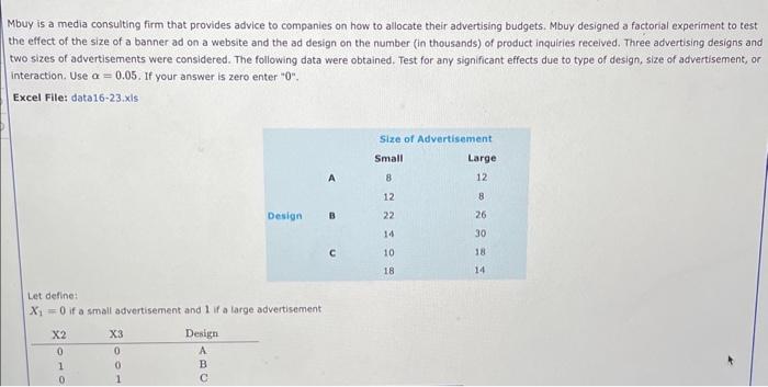 Solved Mbuy is a media consulting firm that provides advice | Chegg.com