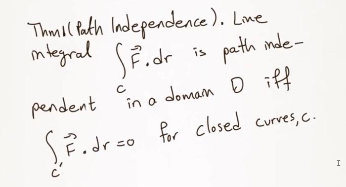 Using the first thm in lecture? evaluate line | Chegg.com