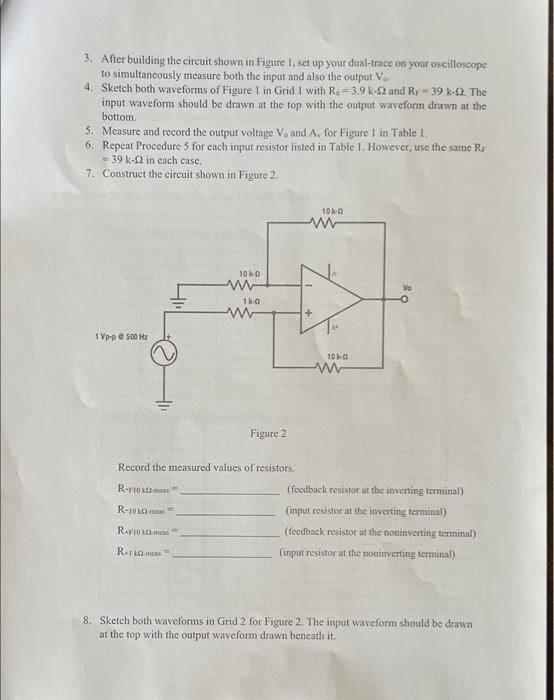 Discussion: The non-inverting amplifier produces a 0 | Chegg.com