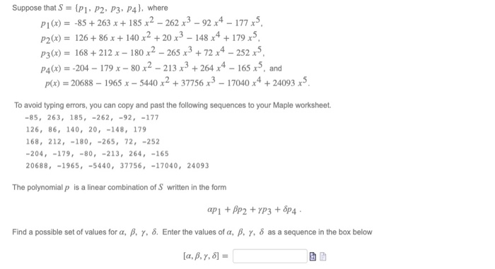 Solved Suppose That S {p1 P2 P3 P4 Where P1 X 85